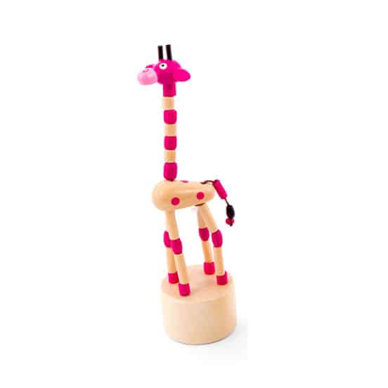 PINO Igračka sa zglobom Žirafa (roze)