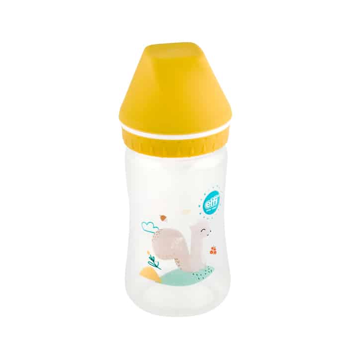 ELFI Plastična flašica sa širokim otvorom USPAVANA ŠUMA, 250 ml Veverica