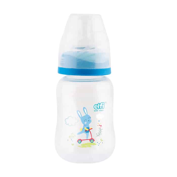 ELFI Plastična flašica – super clear FUN IN THE PARK, 125 ml Zec