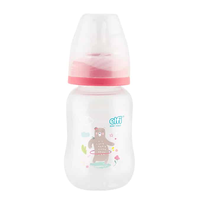 ELFI Plastična flašica – super clear FUN IN THE PARK, 125 ml Meda