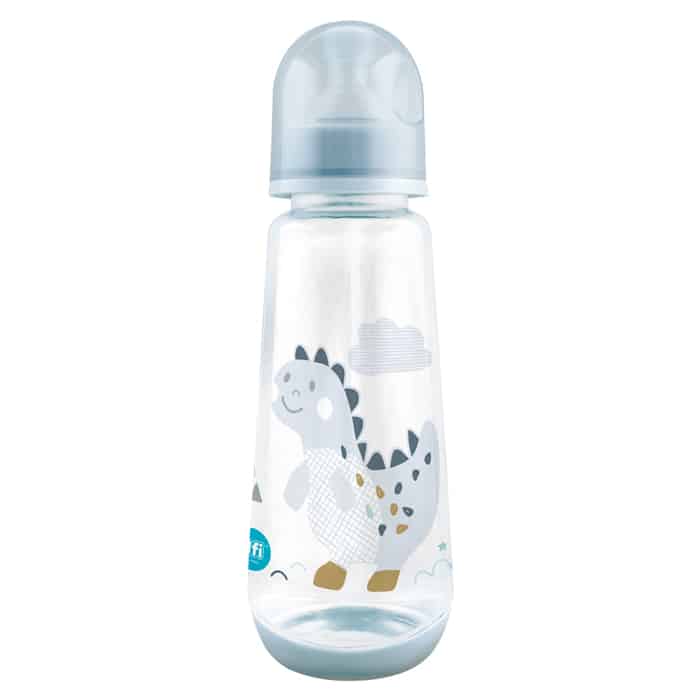 ELFI Plastična flašica – super clear FANTASY, 250 ml Dino