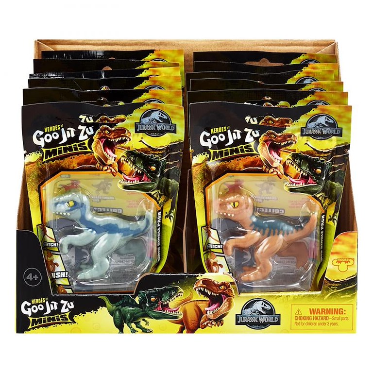 GOO JIT ZU JURASSTIC WORLD DINO MINI ASST