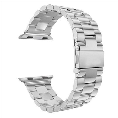 Silver metalna narukvica Apple watch 38/45mm