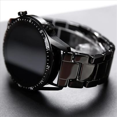 Polirana crna narukvica 22mm Samsung watch 3 45mm