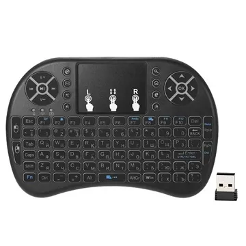 2.4GHZ BEŽIČNA MINI TASTATURA SA TAČPEDOM - CRNA