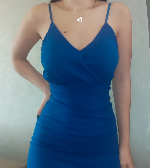 Mini plava haljina