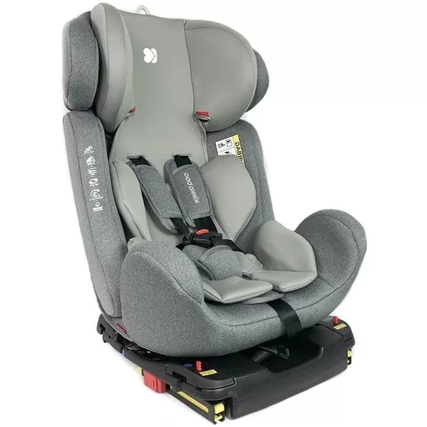 KikkaBoo Autosedište 0-1-2-3 (0-36 kg) 4 SAFE sa ISOFIX-om light grey (KKB70048)