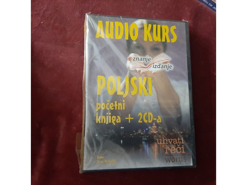 AUDIO KURS POLJSKI pocetni knjiga + 2cd