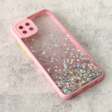 Futrola Frame Glitter za Samsung A035G Galaxy A03 (166) roze