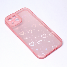 Futrola Heart Color IMD za iPhone 14 6.1 roze