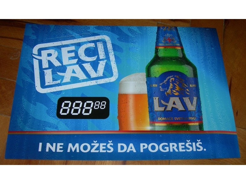 Lav pivo, reklama