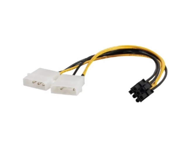 E-Green (OST03502) adapter naponski za PCI-E VGA (6-pin) - 2x Molex