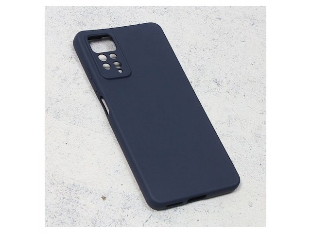 Maskica Teracell Giulietta za Xiaomi Redmi Note 11 Pro 4G/5G (EU) mat tamno plava