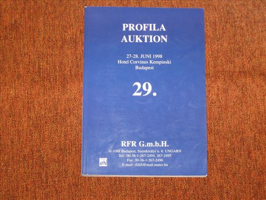 Stari aukcijski katalog razglednica i pošt. maraka