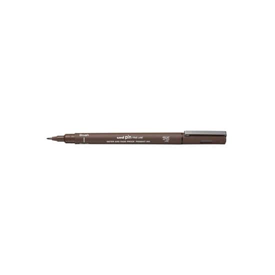 UNI marker PIN br-200 braon sepia kaligrafski ispis/brush (UNI-ball)