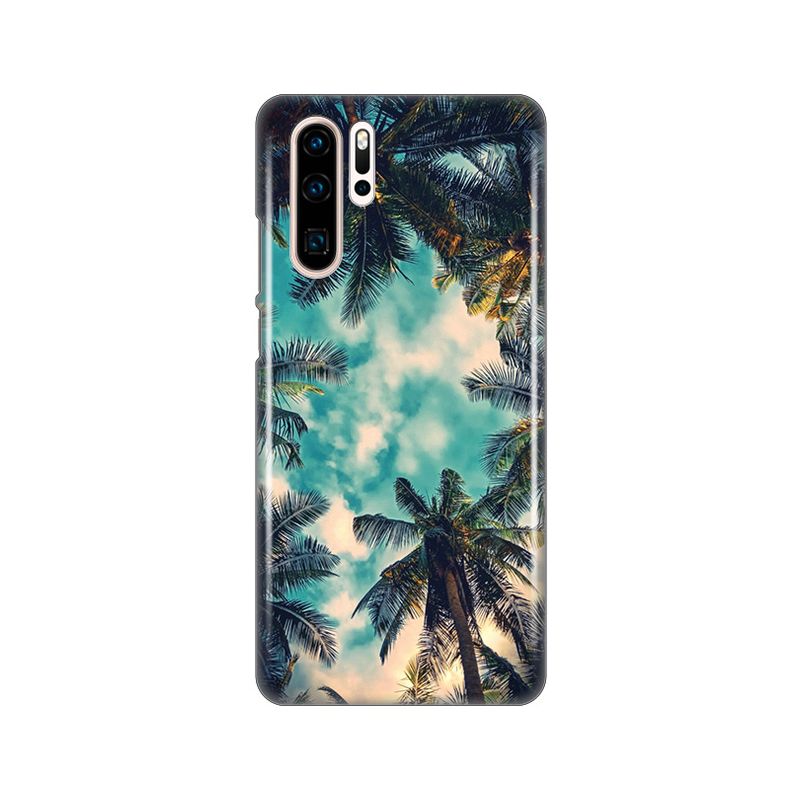 Maskica Silikonska Print Skin za Huawei P30 Pro Palm tree