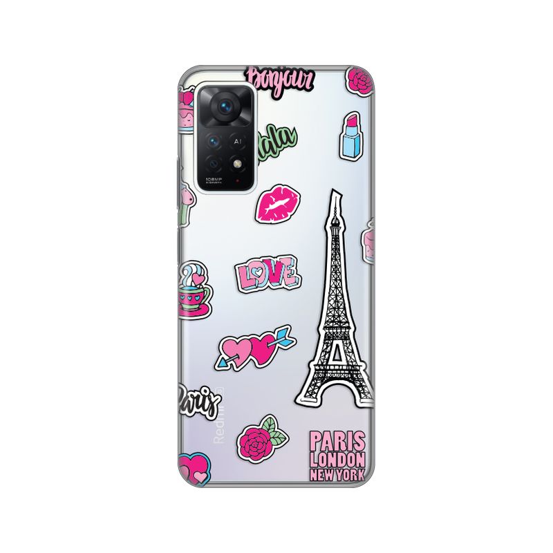 Maskica Silikonska Print Skin za Xiaomi Redmi Note 11 Pro 4G/5G Love Paris