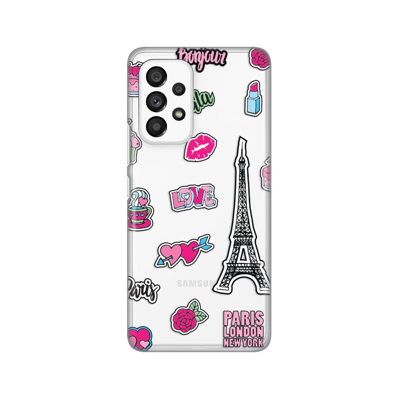 Maskica Silikonska Print Skin za Samsung A536B Galaxy A53 5G Love Paris