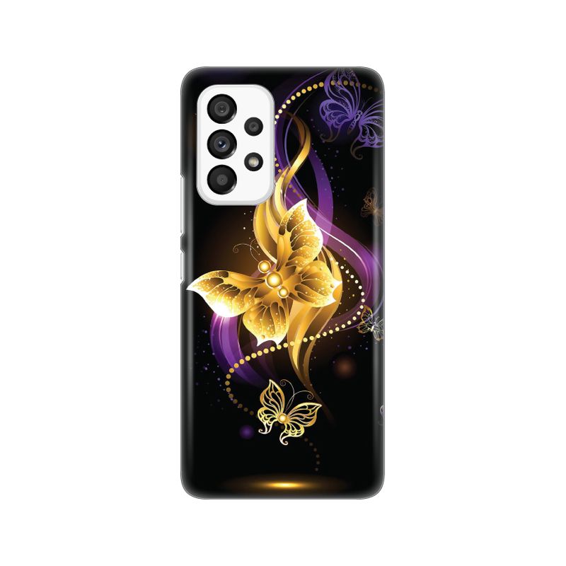 Maskica Silikonska Print Skin za Samsung A536B Galaxy A53 5G Golden butterfly