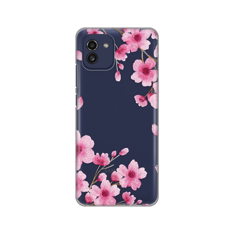 Maskica Silikonska Print Skin za Samsung A035G Galaxy A03 Rose flowers