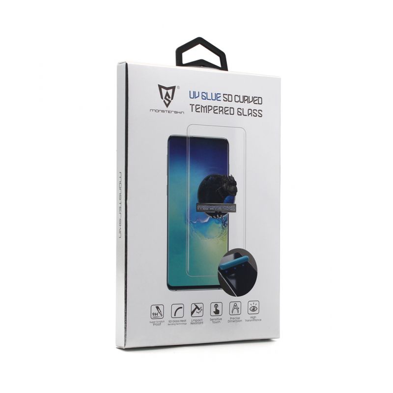 Zaštitno Staklo Monsterskin UV Glue 5D za Samsung S901B Galaxy S22 5G transparent