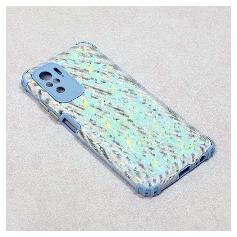 Maskica 6D Crystal za Xiaomi Redmi Note 10 4G/Note 10s bela