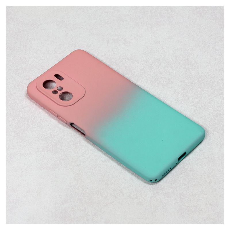 Maskica Double Color za Xiaomi Poco F3/Mi 11i roze-mint