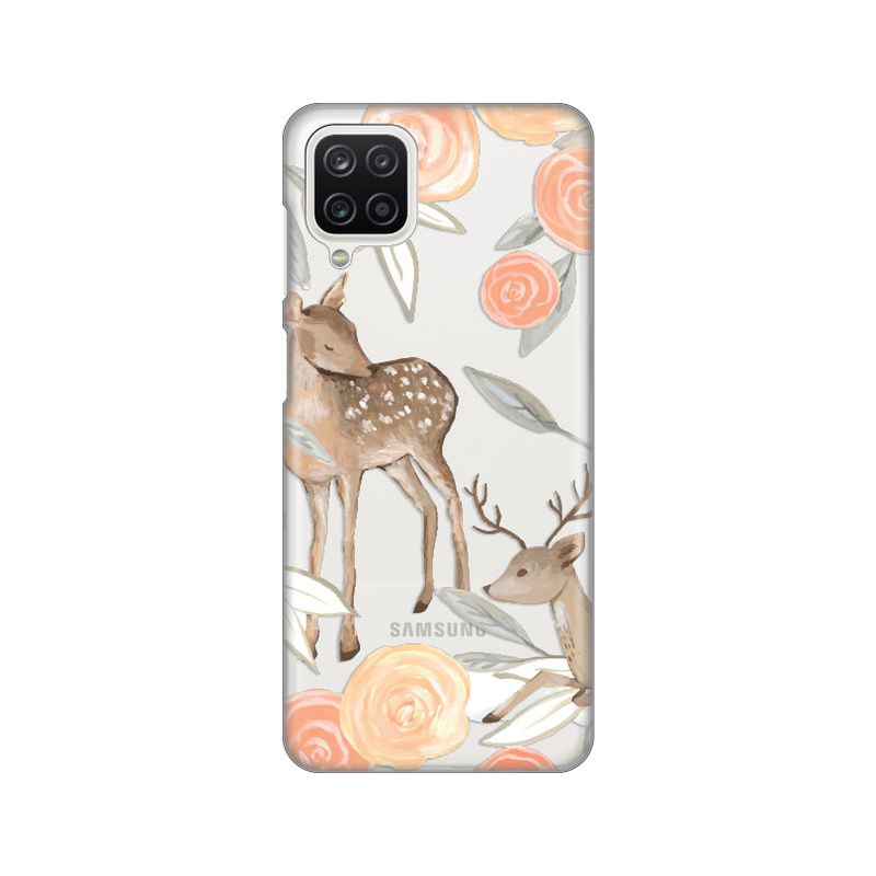 Maskica Silikonska Print Skin za Samsung A125F Galaxy A12 Flower Deer