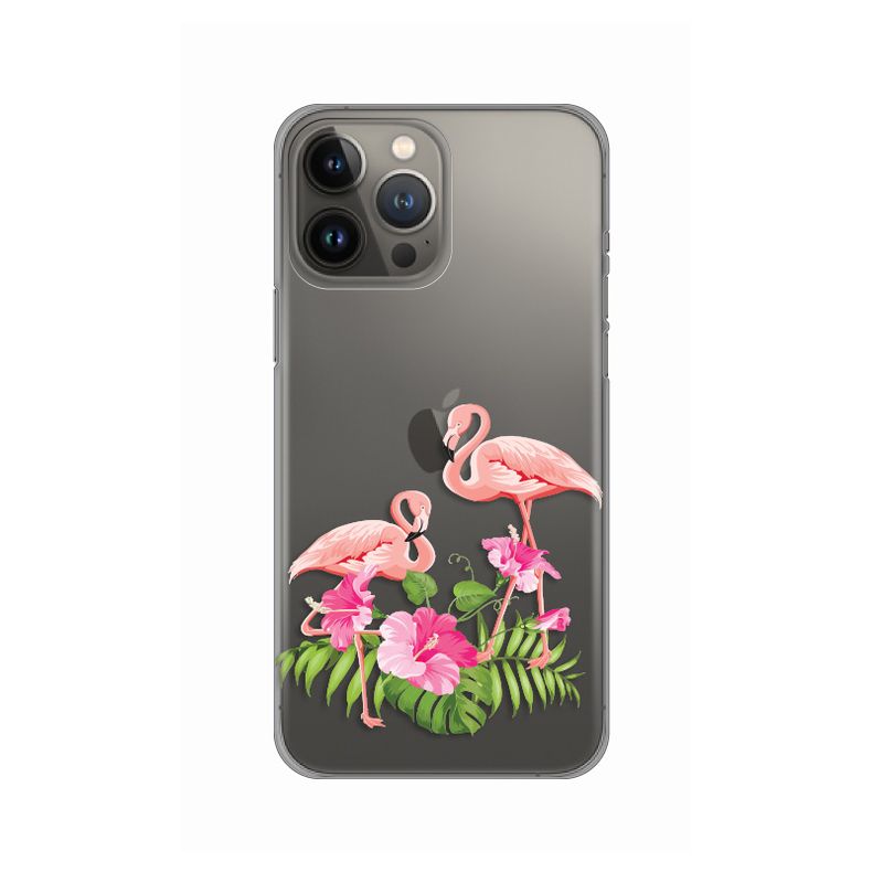 Maskica Silikonska Print Skin za iPhone 13 Pro Max 6.7 Flamingo