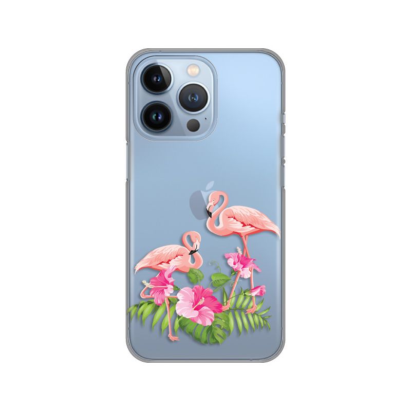 Maskica Silikonska Print Skin za iPhone 13 Pro 6.1 Flamingo