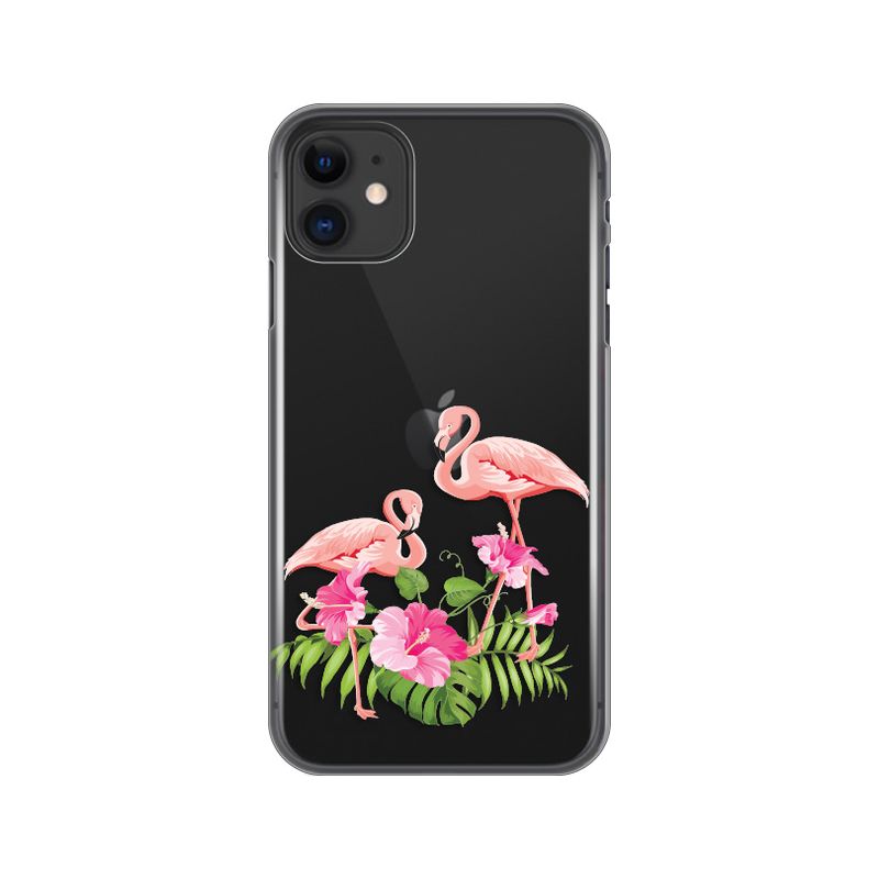 Maskica Silikonska Print Skin za iPhone 11 6.1 Flamingo