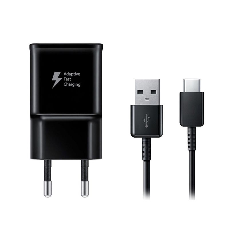 Kucni punjac Fast Charger 2A sa Type C kablom crni