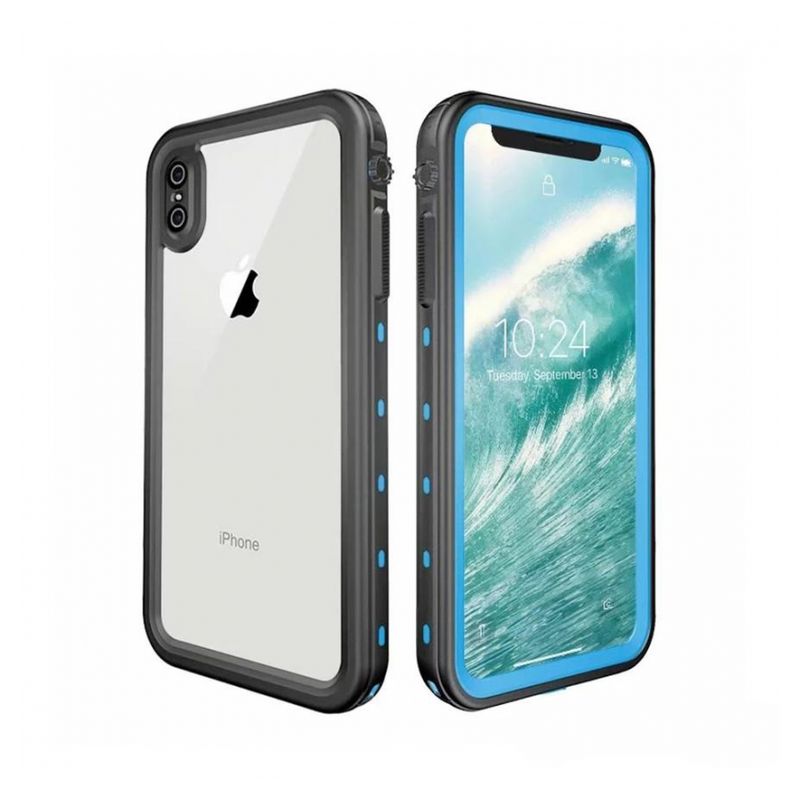 Vodootporna torbica DOT+ za iPhone XS Max svetlo plava