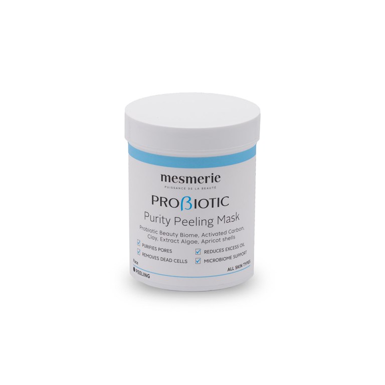 PROBIOTIC PURITY PEELING MASK - 2 u 1 crna piling maska za lice sa probiotikom 250ml