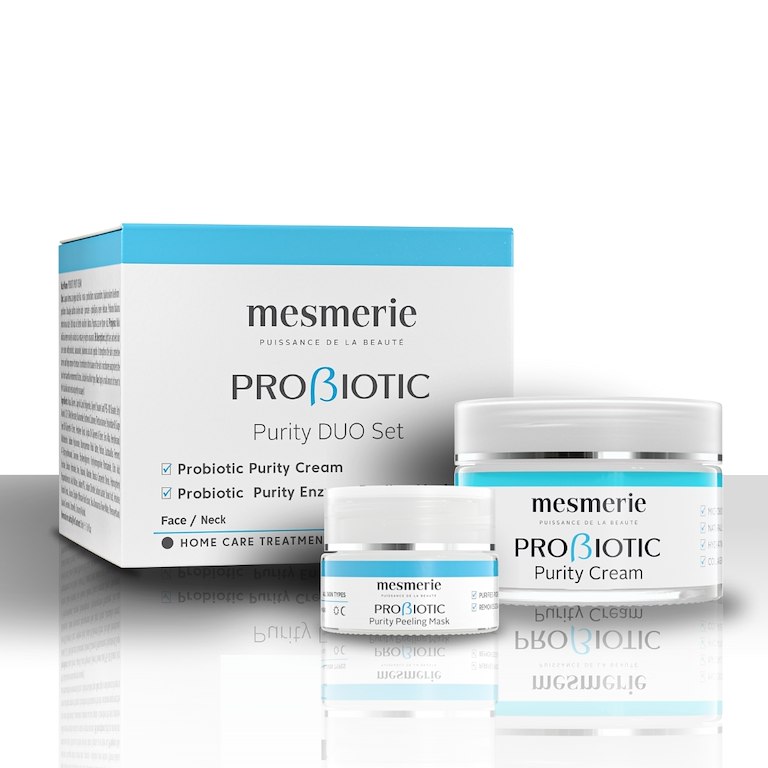 PROBIOTIC PURITY DUO SET za negu lica - krema & 3 u 1 enzimska piling maska