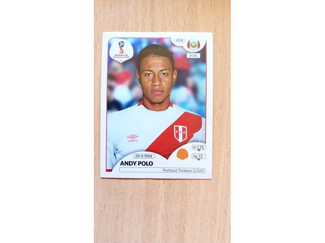 Panini Rusija Russia 2018 sličica broj 232