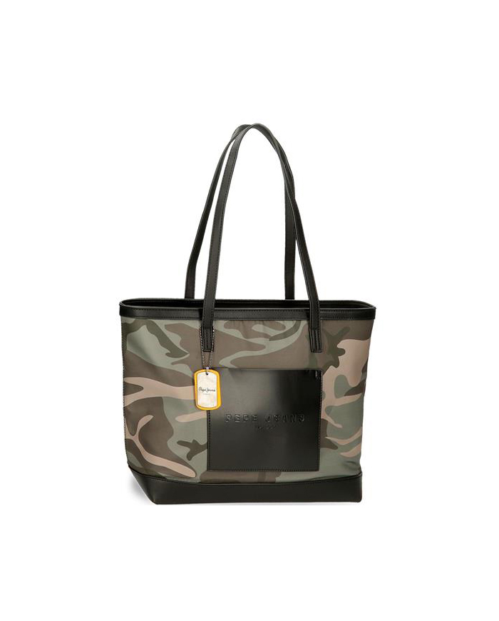 TORBA TOTE NICOLE II ARMY GREEN Pepe Jeans