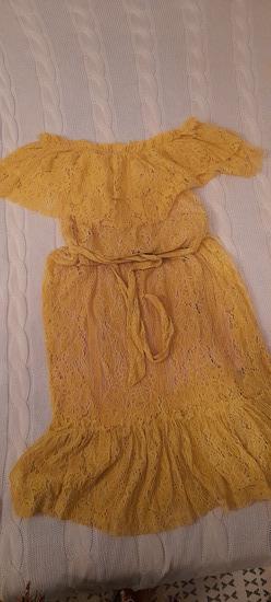 Žuta Zara haljina