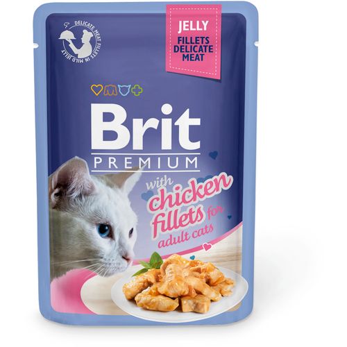 Brit Premium Cat Delicate Fileti u želeu sa piletinom 24 x 85 g
