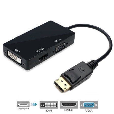 DisplayPort na HDMI+VGA+DVI adapter DHV-59 ( 54-707 )