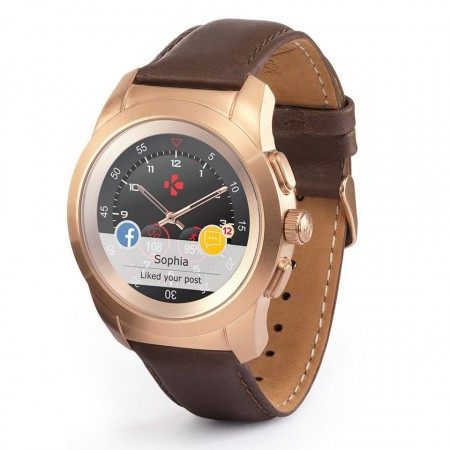 Mykronoz zetime pet prem brushed p gold smartwatch