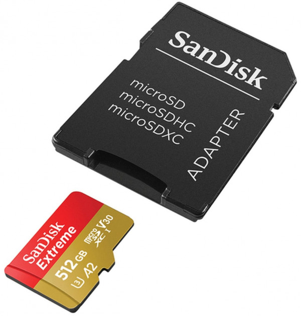 SanDisk SDXC 512GB Extreme Micro 190MB/s