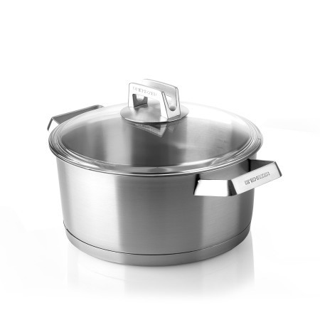 Mehrzer šerpa plitka 24cm sa poklopcem Premium inox 18/10, 4,4L ( 204000 )