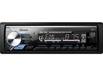 XWAVE DEH-7200 mp3 auto player fm radio BT usb SD