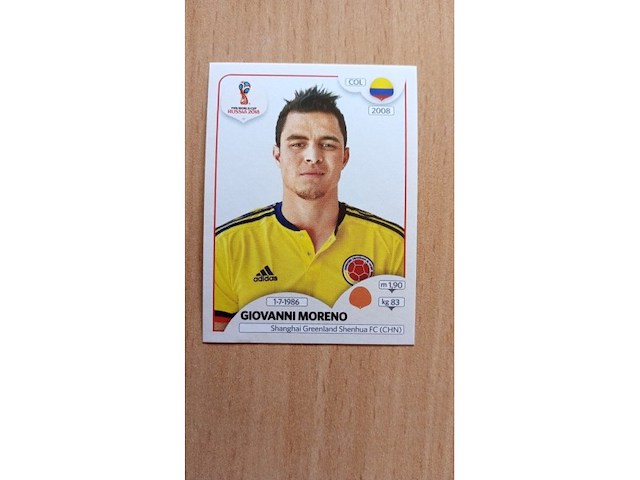 Panini Rusija Russia 2018 sličica broj 632