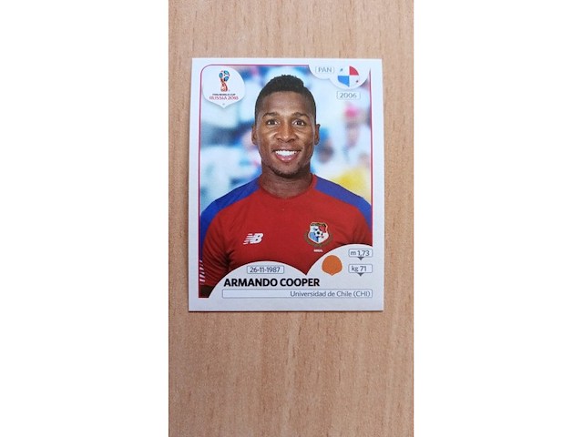 Panini Rusija Russia 2018 sličica broj 533