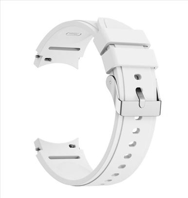 Silikonska bela narukvica Samsung watch 4/5/5pro