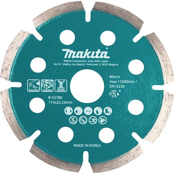 Diamond Wheel 115mm (AC/DC) for Concrete, Granite Makita B-53780