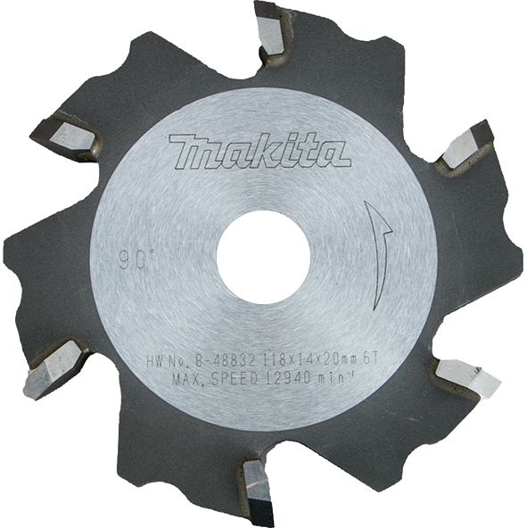 Grooving TCT saw blade 118x20mmx6T Makita B-48832