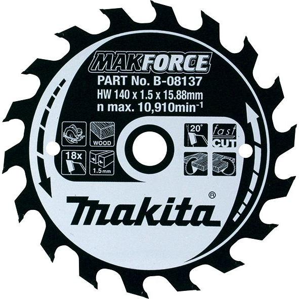 List za testeru od tvrdog metala, MAKForce, sa 16 zubaca Makita B-08137
